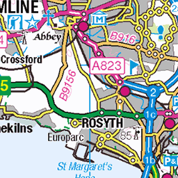 Kincardine to North Queensferry - Route Map
