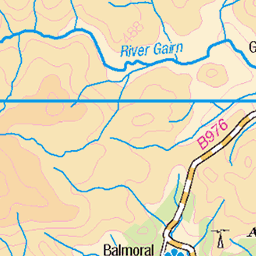 Ben Avon via Gleann an-Slugain - Route Map