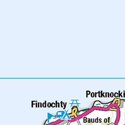 Buckie to Fochabers - Route Map