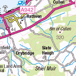 Buckie to Fochabers - Route Map