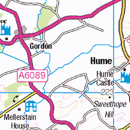 Borders Abbeys Way: Melrose to Kelso - Route Map