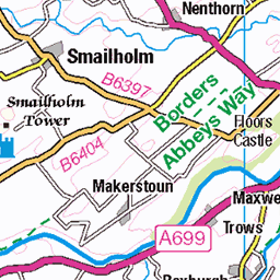 Kirk Yetholm to Harestanes - Route Map