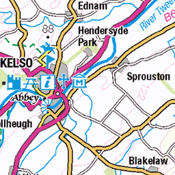 Kirk Yetholm to Harestanes - Route Map