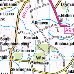 Ellon to Auchnagatt - Route Map