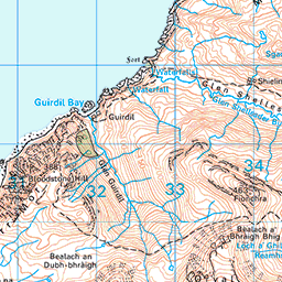 Out-and-back walk to Harris from Kinloch - Route Map