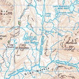 Out-and-back walk to Harris from Kinloch - Route Map