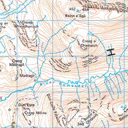 Hartaval and Baca Ruadh - Route Map
