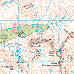 Hartaval and Baca Ruadh - Route Map