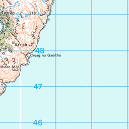 Sand to Applecross Bay - Route Map
