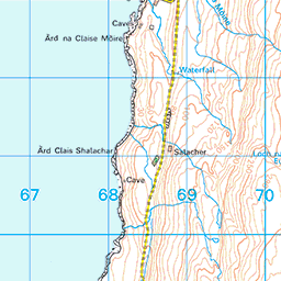 Sand to Applecross Bay - Route Map