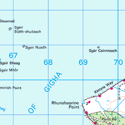 Gigha north end and the twin beaches - Route Map