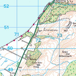 Gigha north end and the twin beaches - Route Map