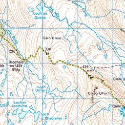Sand to Applecross Bay - Route Map