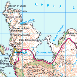 Beinn Dàmh (or Ben Damph) - Route Map