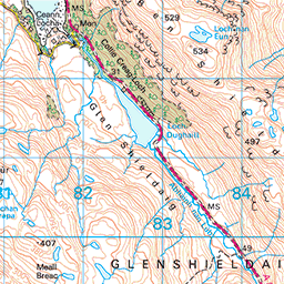 Beinn Dàmh (or Ben Damph) - Route Map
