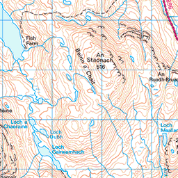 Beinn Dàmh (or Ben Damph) - Route Map
