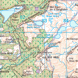 Dornie, River Glennan and Carr Brae circuit - Route Map