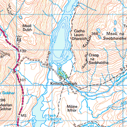 Maol Chean-dearg ascent, Coulags - Route Map