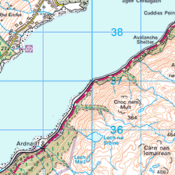 Beinn Dronaig, Attadale - Route Map