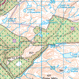 Beinn Dronaig, Attadale - Route Map