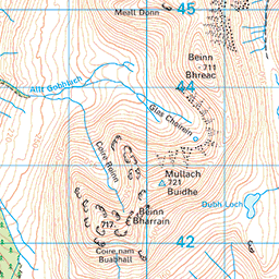 Cìr Mhòr and Beinn Tarsuinn - Route Map