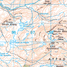 Beinn Dronaig, Attadale - Route Map