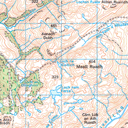 Beinn Dronaig, Attadale - Route Map