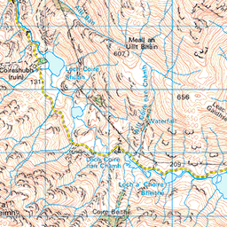 Gairich, Loch Quoich - Route Map