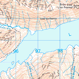 Gairich, Loch Quoich - Route Map