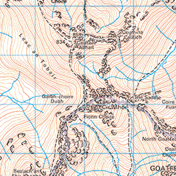 Goatfell, from Brodick Castle - Route Map