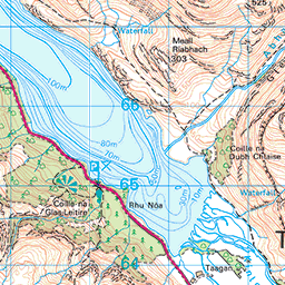 Slioch, near Kinlochewe - Route Map