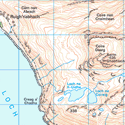 Scoraig from Badrallach - Route Map