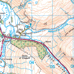 Slioch, near Kinlochewe - Route Map