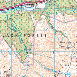 Beinn Liath Mhor, Achnashellach - Route Map