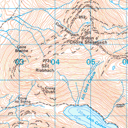 Beinn Dronaig, Attadale - Route Map