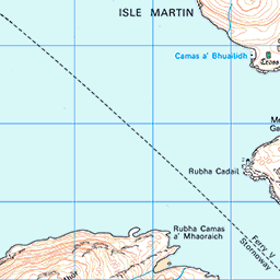 Scoraig from Badrallach - Route Map