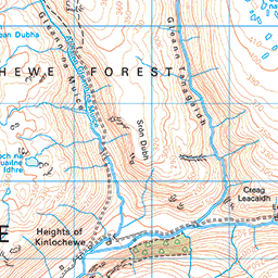 Slioch, near Kinlochewe - Route Map