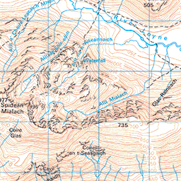 Gairich, Loch Quoich - Route Map