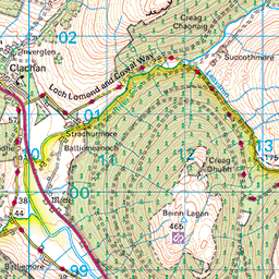 LL&C Way: Strachur to Lochgoilhead - Route Map