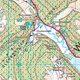 LL&C Way: Strachur to Lochgoilhead - Route Map