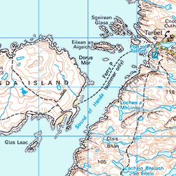 Scourie to Tarbet - Route Map
