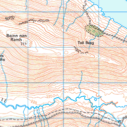 Fionn Bheinn, Achnasheen - Route Map