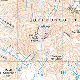 Fionn Bheinn, Achnasheen - Route Map