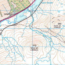 Bac an Eich, Strathconon - Route Map
