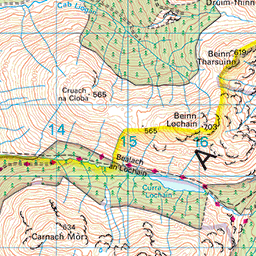 LL&C Way: Strachur to Lochgoilhead - Route Map