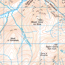 Bac an Eich, Strathconon - Route Map