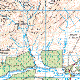 Stob Ghabhar and Stob a'Choire Odhair - Route Map