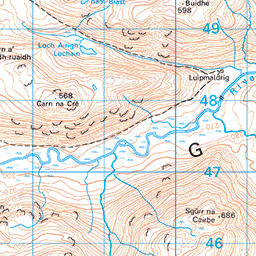 Bac an Eich, Strathconon - Route Map