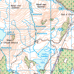 Loch Oich circuit, Invergarry - Route Map