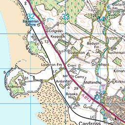 Balloch to Helensburgh - Route Map